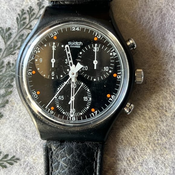 Swatch | Accessories | Vintage Swatch Watch Chronograph Style | Poshmark